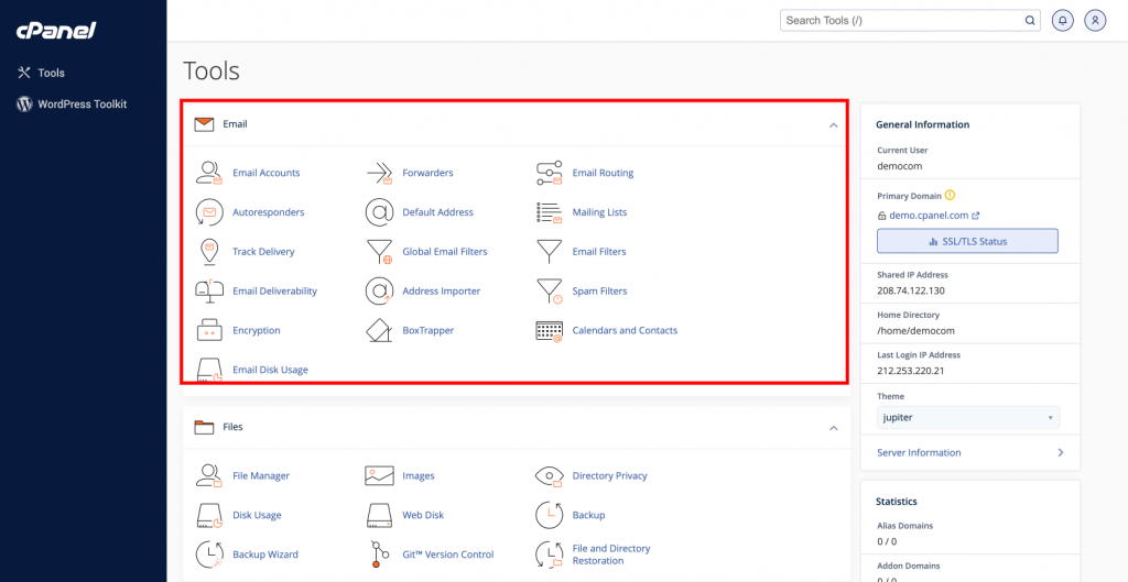 cPanel Tutorial for Beginners - RACKSET
